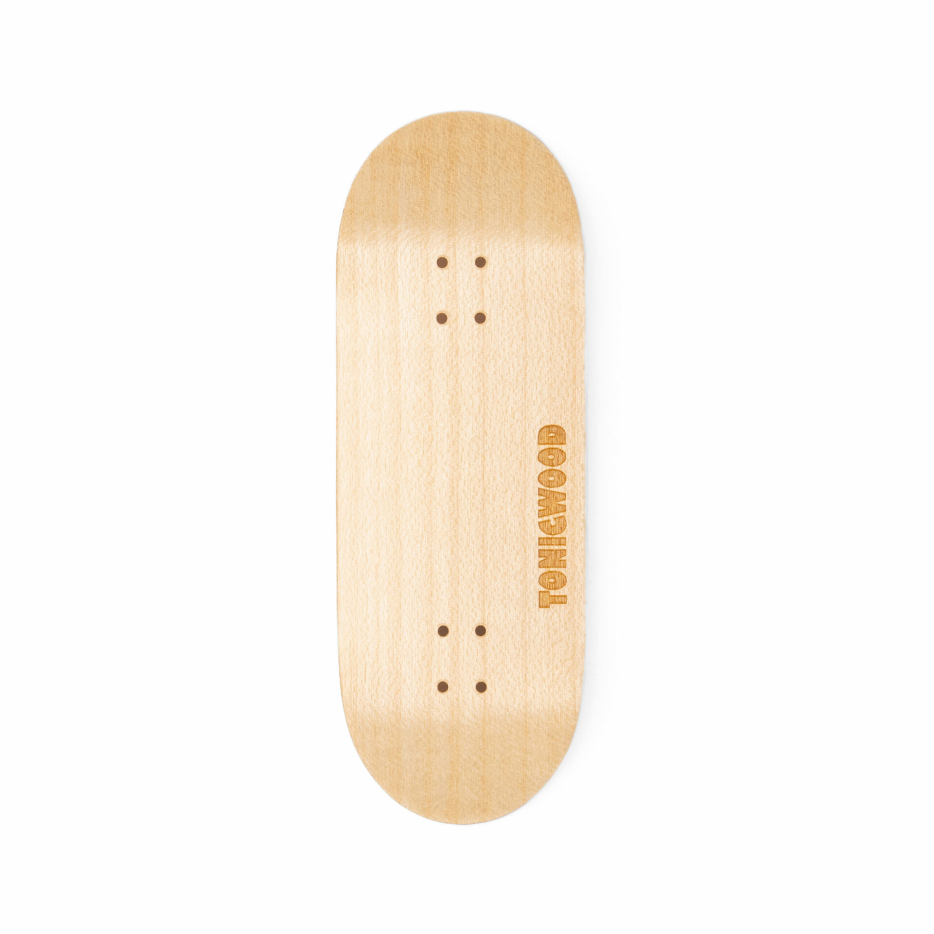 TonicWood "Classic White" Graphic Fingerboard Deck - TonicWood