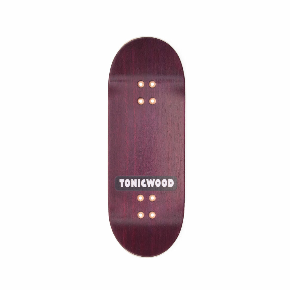 TonicWood "Classic White" Graphic Fingerboard Deck | TonicWood™